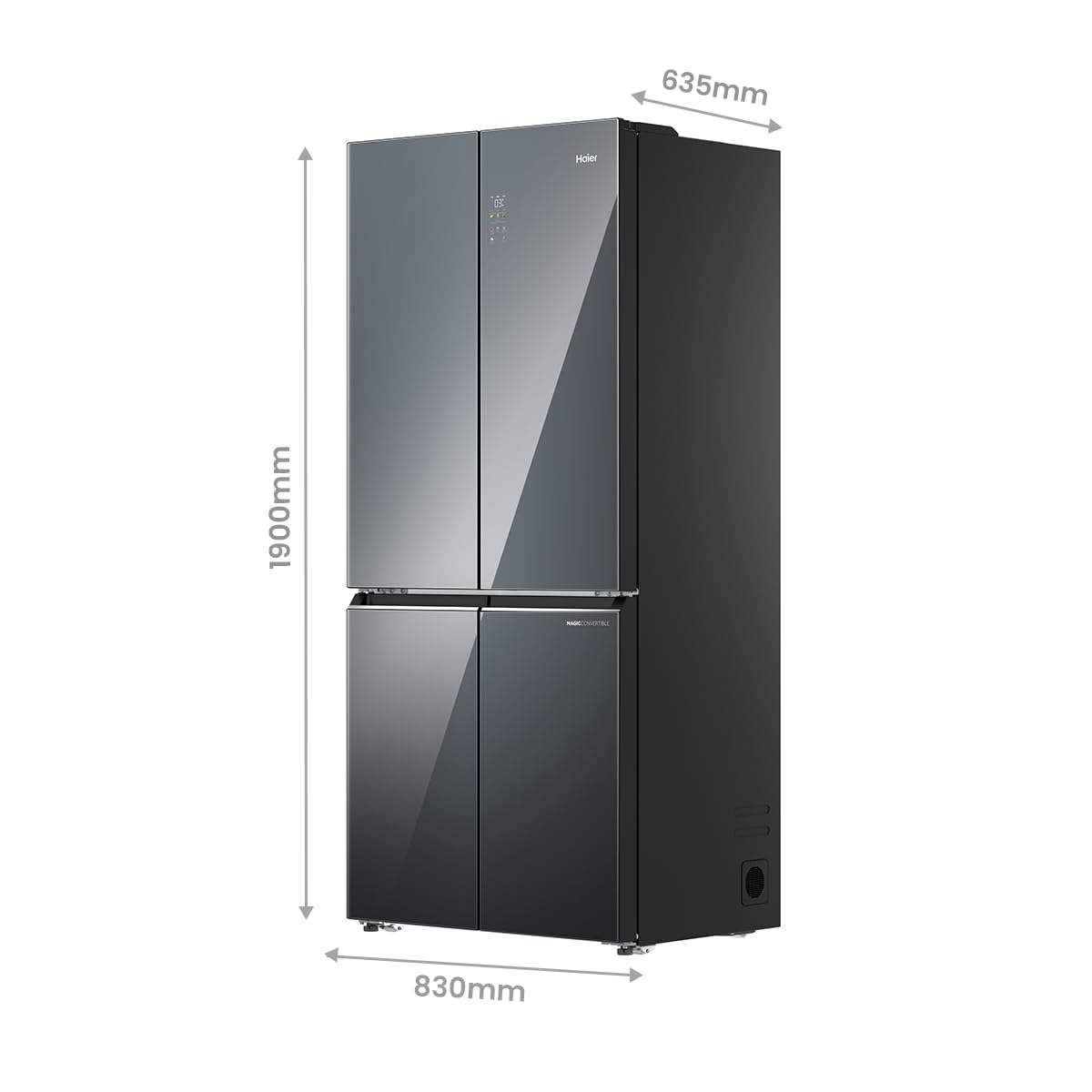 HRB-600KGU1-(BLACK GLASS)(520 LTRS)(3 STAR)(FRENCH DOOR)(BC11KW000)-REF ...