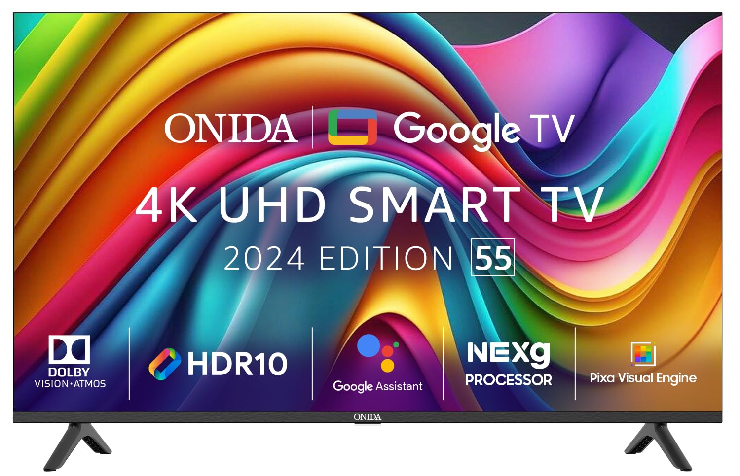 Q55UG120T (4K UHD SAMRT GOOGLE TV)(WITH KARAOKE 120HZ)-LED QLED-ONIDA ...