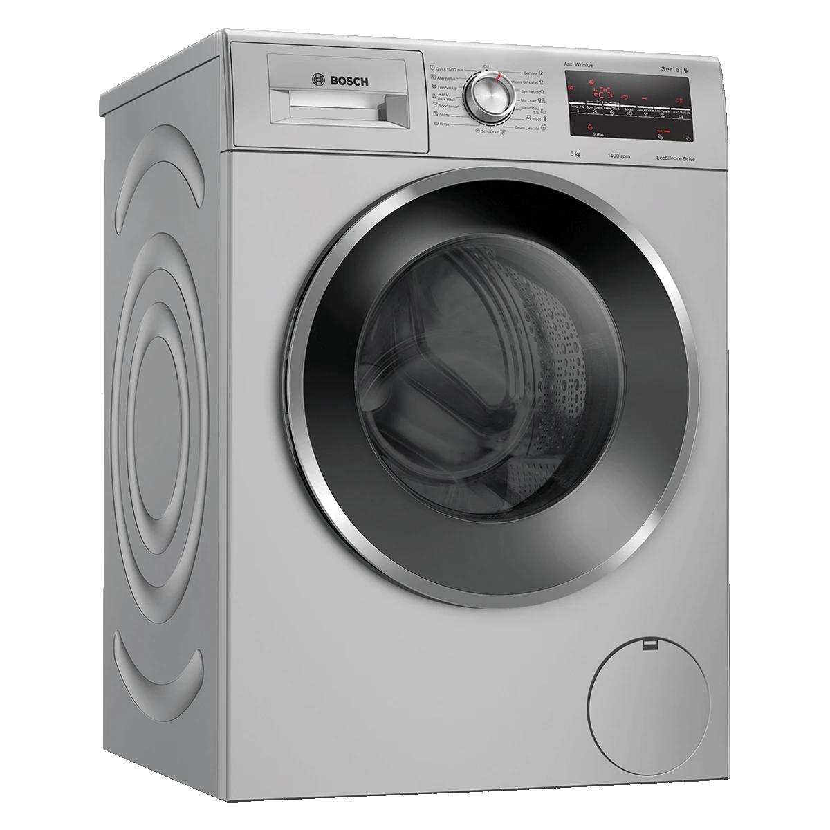 WAJ2846SIN - (8.0 KG)(SILVER)(1400RPM) - WM-FL - BOSCH | Girias - Buy ...